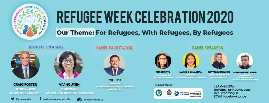 Refugee Week Celebration 2020 – Refugee Communities Association of ...